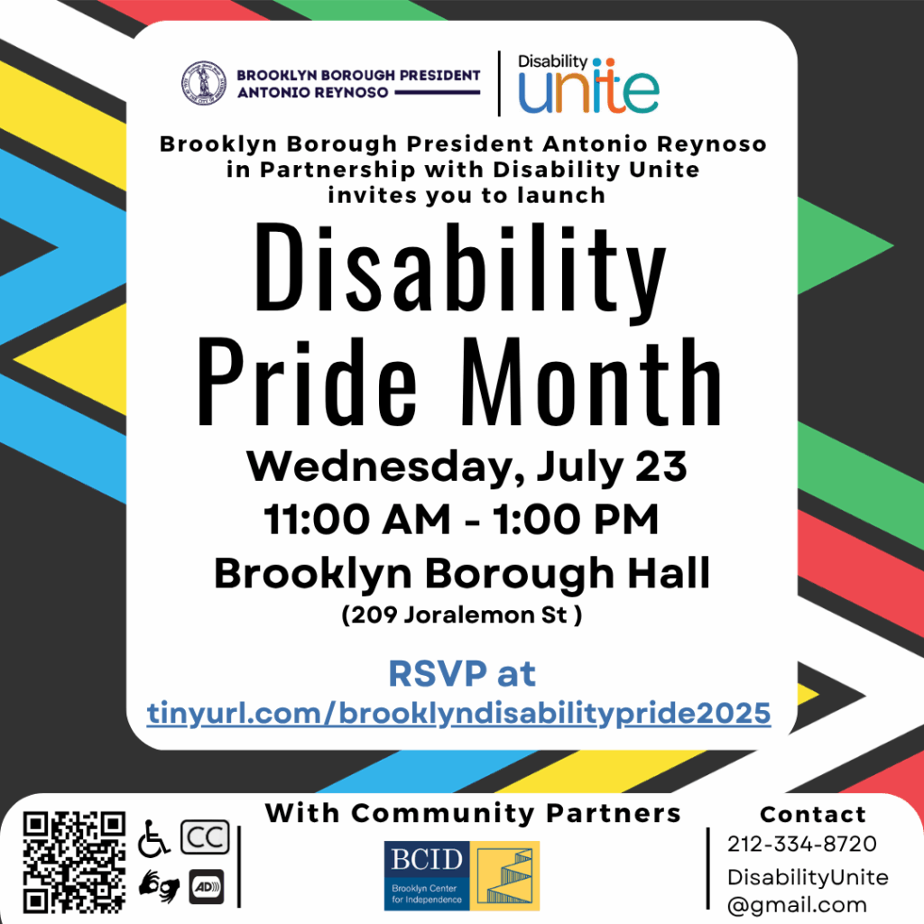 Disability Pride Month – Office of the Brooklyn Borough President ...
